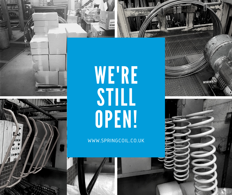 We're Still Open! - Springcoil Ltd